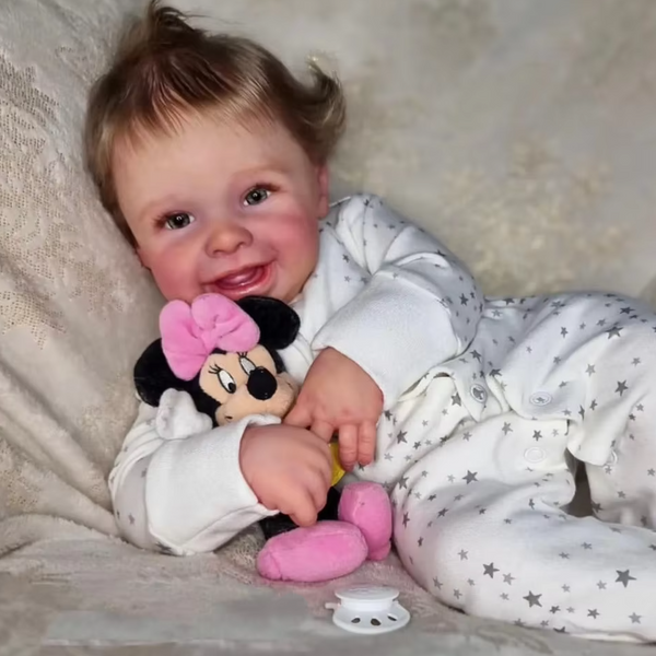 Millie Joy – 22-Inch Smiling Reborn Baby Girl Doll with Blue Eyes and – Reborn Dolls NZ